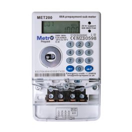 Metro 60A Single Phase Pre-Payment Meter - MET200