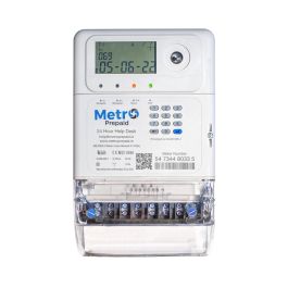 Metro 100A Three Phase Pre-Payment Meter, Mbus with Separate Key-Pad ...