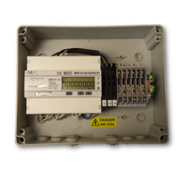 CT operated three phase DIN meter kit