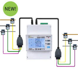 OB4374CT Three Phase Digital Meter with Dual Sensor - Millivolt CTs
